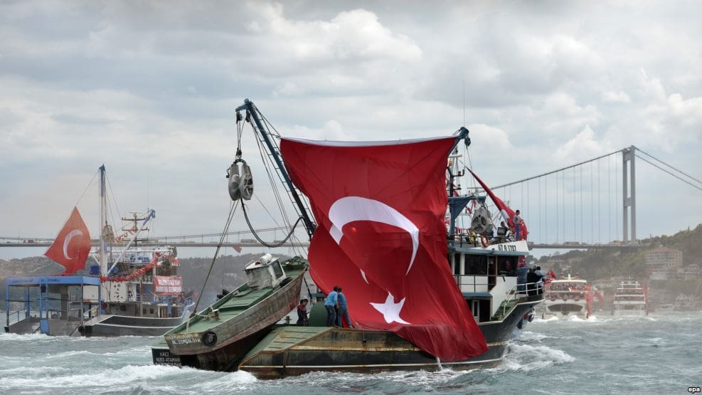 Bosfor boğazı bağlandı